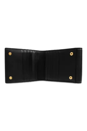 Balmain Leather Wallet With Logo