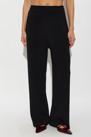 LANVIN Wool Trousers With Straight-leg Cut