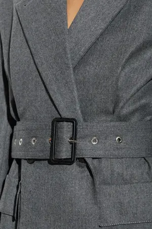 LANVIN Wool Blazer With Belt
