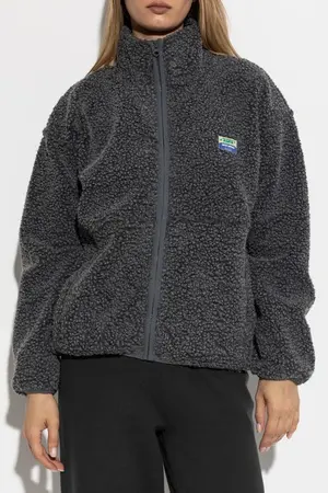 American Vintage Furry Sweatshirt With Logo Patch
