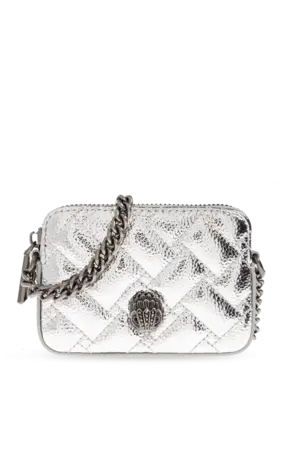 Kurt Geiger Wallet On A Chain "kensington Micro - Silver