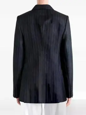 Givenchy Pinstripe Double-breasted Jacket - Blue