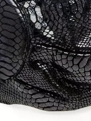 Michael Kors Python-embossed Chain-link Tote Bag