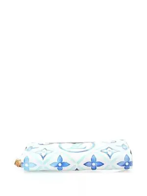 LOUIS VUITTON Zippy Wallet The Pool Monogram Tile Canvas Small Wallets
