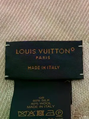 LOUIS VUITTON 2022 Monogram Fringed Scarf