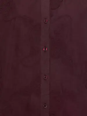 ROTATE BY BIRGER CHRISTENSEN Oversized Floral Embellished Shirt