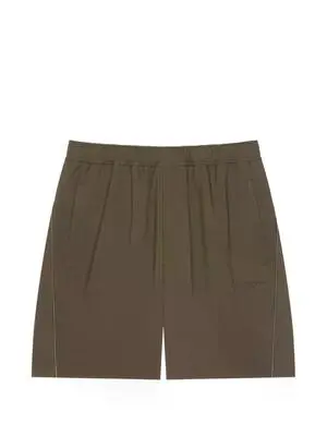 Givenchy Logo-embroidered Shorts - Brown