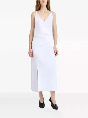 Proenza Schouler Noema Heavy Sable Wrap Dress
