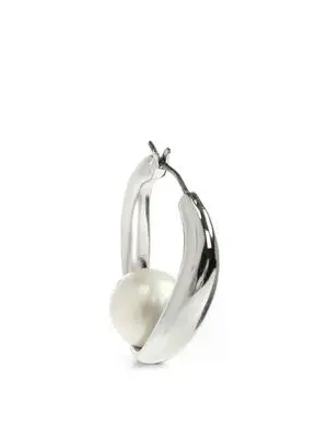 Kate Spade New York Harmony Hoops Glass-pearl Earrings