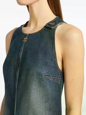 COURREGES A-line Denim Mini Dress