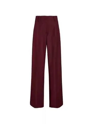 Proenza Schouler Halima Pants In Wool Gabardine - Red