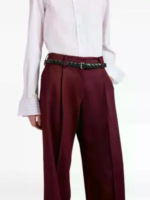 Proenza Schouler Halima Pants In Wool Gabardine