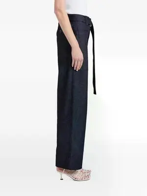 Proenza Schouler White Label Lina Pants In Stretch Twill - Blue
