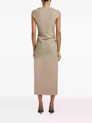 Proenza Schouler Katia Wool Gabardine Dress - Neutrals
