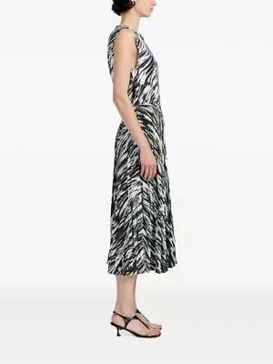 Proenza Schouler White Label Megan Printed Twill Top