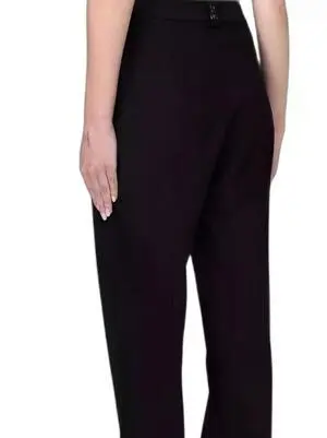Patrizia Pepe Slim-fit Crepe Trousers