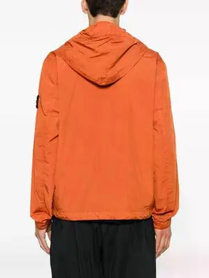 Stone Island Logo Patch Hooded Jacket