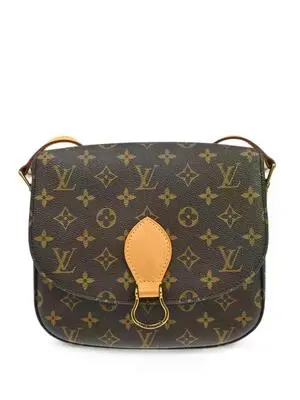LOUIS VUITTON 2005 Monogram Saint Cloud Gm Shoulder Bag - Brown