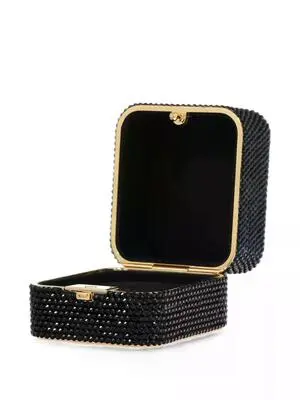 Judith Leiber Say Yes Crystal-embellished Jewelry Box - Black