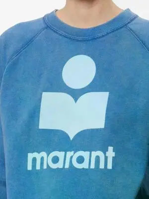 MARANT ETOILE Logo-print Raglan-sleeve Sweatshirt