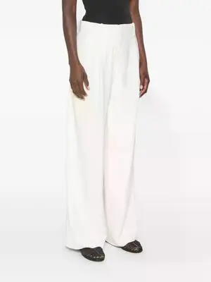 Proenza Schouler Halima Crepe Wide Leg Trousers
