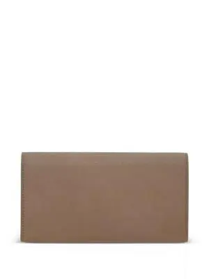 FERRAGAMO Gancini Wallet On Chain - Brown