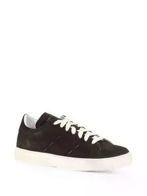 Kiton Suede Lace-up Sneakers