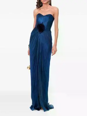 ANA RADU Strapless Sweetheart Maxi Dress