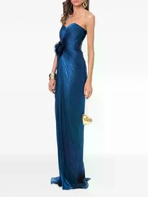 ANA RADU Strapless Sweetheart Maxi Dress