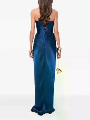 ANA RADU Strapless Sweetheart Maxi Dress