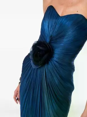 ANA RADU Strapless Sweetheart Maxi Dress