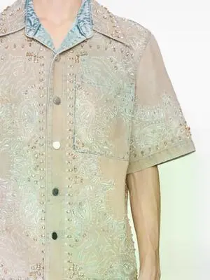 Amiri Crystal-embellished Shirt