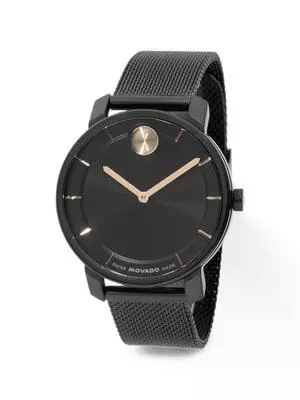 Movado Bold Evolution 34mm Mesh Watch - Black
