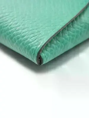 Hermès Bastia Verso Leather Coin Purse - Green