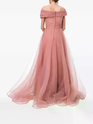 ANA RADU Off-shoulder Draped Maxi Dress
