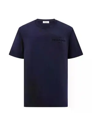FERRAGAMO Logo T-shirt - Blue