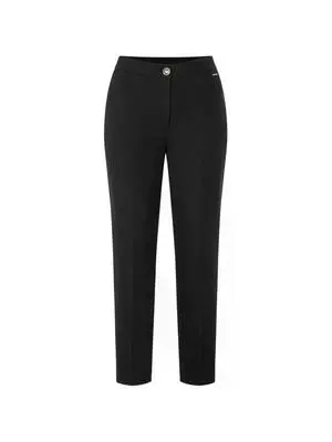 Just Cavalli Pressed-crease Split-hem Trousers