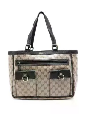Gucci 2016-2026 Gg Crystal Abbey D Ring Tote Bag - Neutrals