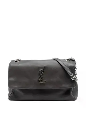 Saint Laurent Medium Grain De Poudre West Hollywood Crossbody Bag - Grey