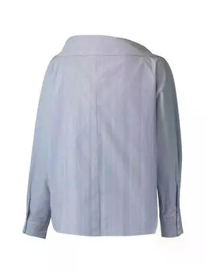 CHRISTY LYNN Dasha Striped Off-shoulder Shirt