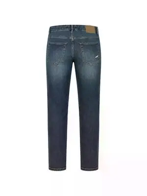 MICHAEL COAL Capri Faded Denim Jeans - Blue