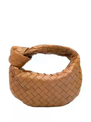Bottega Veneta 2012-2026 Mini Nappa Intrecciato Jodie Hobo Bag - Brown