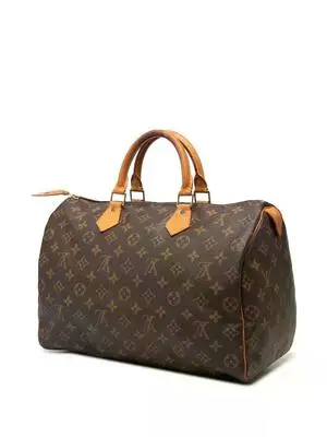 LOUIS VUITTON 1997 Monogram Speedy 35 Boston Bag