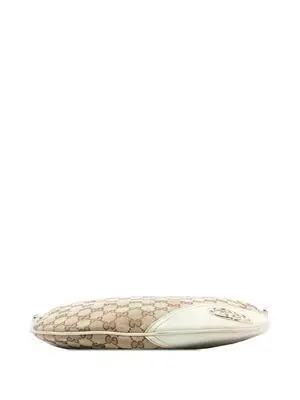 Gucci Medium Gg Canvas New Britt Half Moon Crossbody Bag