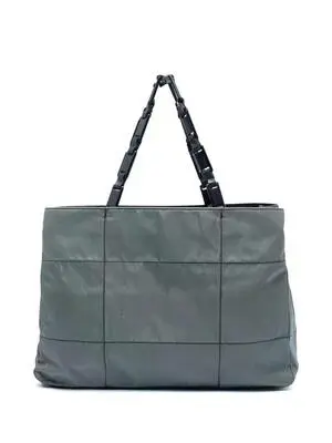 Prada 2000-2013 Impuntu Tessuto Chain Tote Bag