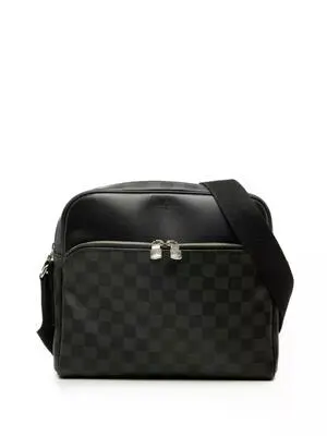 LOUIS VUITTON Damier Graphite Dayton Reporter Pm Bag - Black