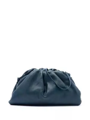 Bottega Veneta 2012-2026 Lambskin The Mini Pouch Crossbody Bag - Blue
