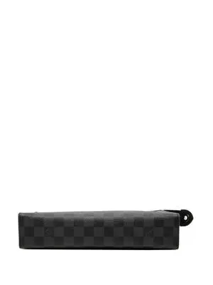 LOUIS VUITTON Damier Graphite Pochette Voyage Mm Clutch Bag