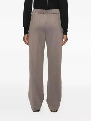 Moncler Elasticated-waistband Pressed-crease Trousers