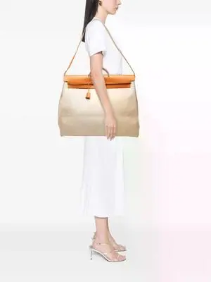 Hermès 1998 Toile Herbag 50 Travel Bag - Neutrals